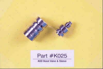 Superior Ford AOD Automatic Transmission Boost Valve & Sleeve Kit ...